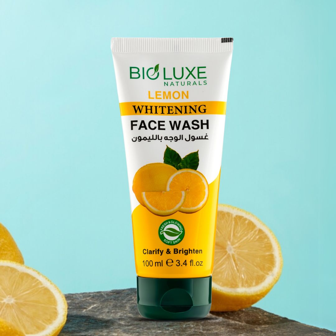 LEMON WHITENING FACE WASH 100ml – Bioluxe
