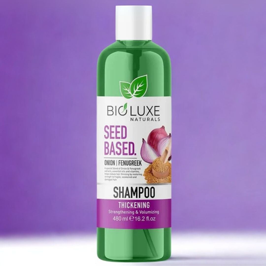 Seed Based Shampoo – Balanced Care & Shine – Bioluxe